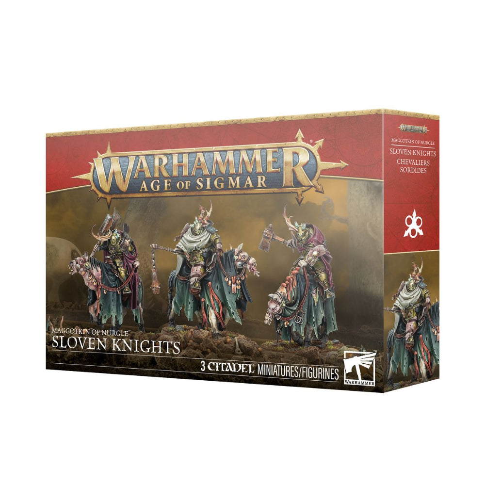 Age of Sigmar Maggotkin of Nurgle: Sloven Knights – MonsterGeek Board ...