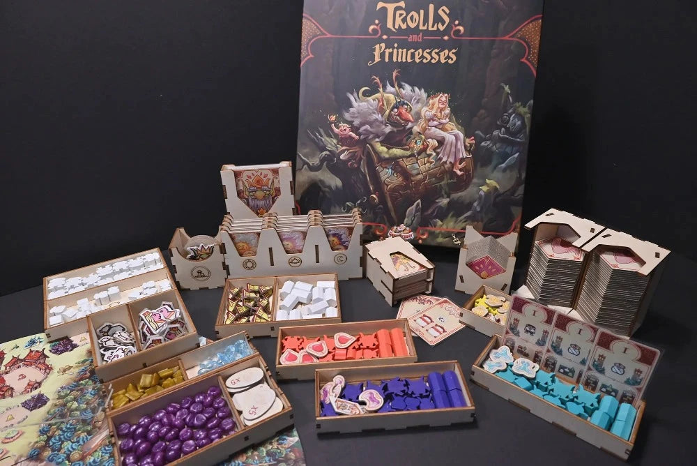 烏鴉盒子 巨魔與公主 木製收納盒 Trolls and Princesses Wooden Insert – MonsterGeek ...